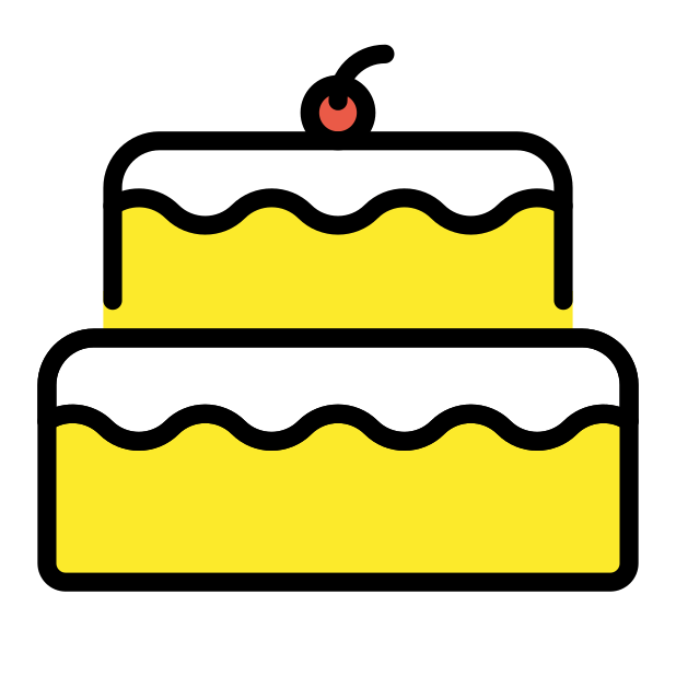 cake emoticon unicode