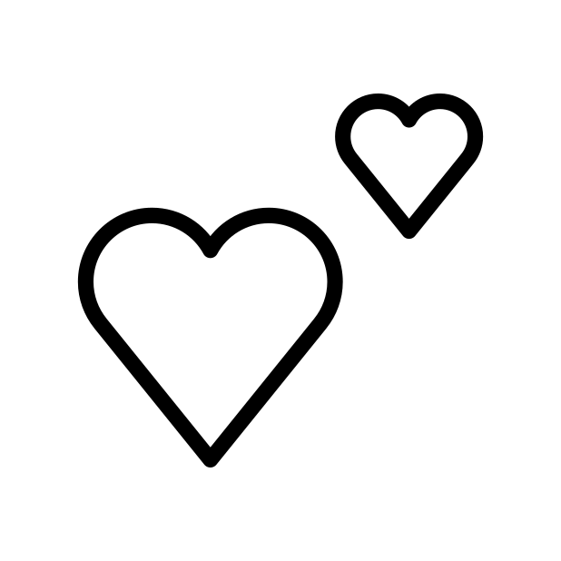 heart white background emoji