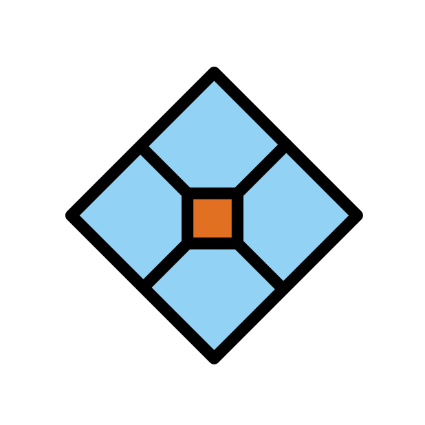 diamond shape emoticon