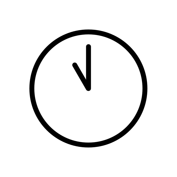 green clock icon iphone