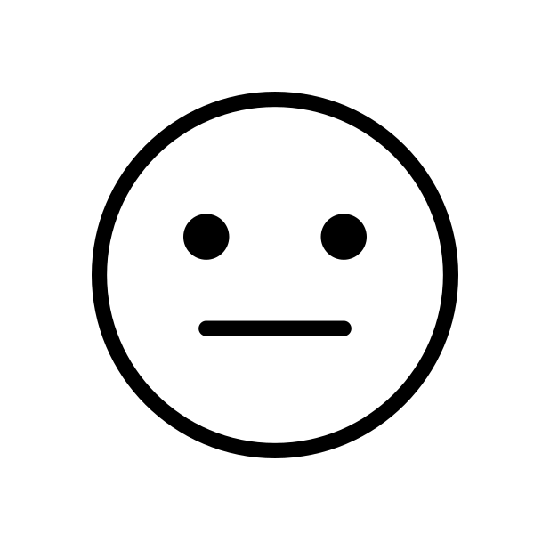 neutral face expression emoji