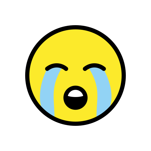 how to type a crying face