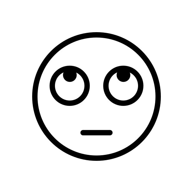 rolling eyes emoji code