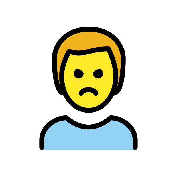 pouting emoticon