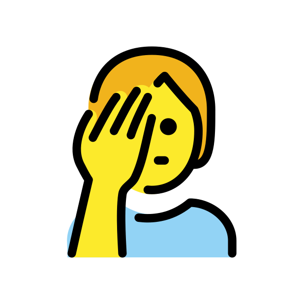 facepalm emoji github