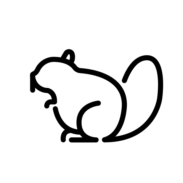 beaver outline png