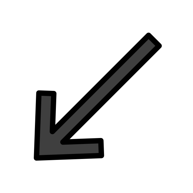 arrows pointing down copy and paste