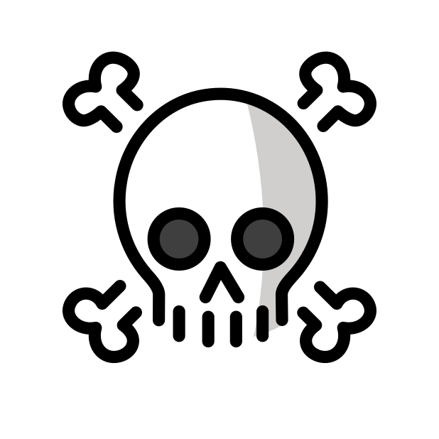 crossbones emoji