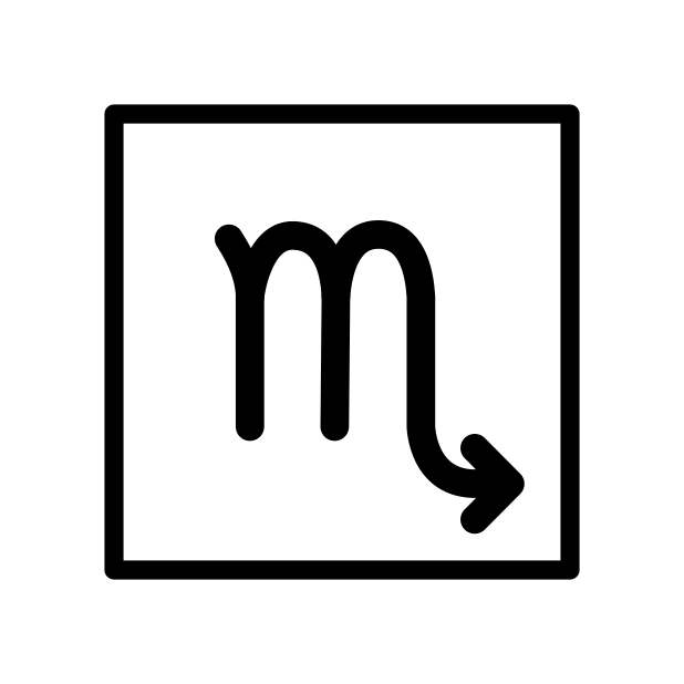 scorpio symbol copy paste