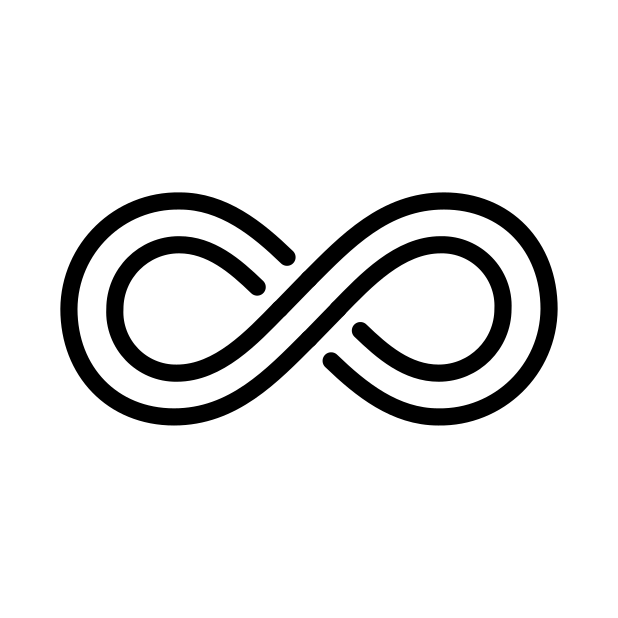 infinity symbol text copy