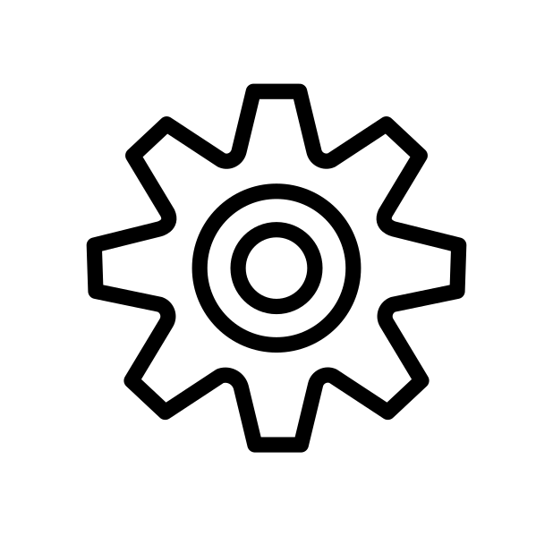 gear symbol unicode