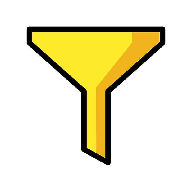 funnel icon unicode